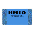 Hello My Name is, Hot Pink Name Tag Labels | Zazzle.com