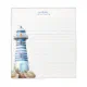 Blue Nautical Lighthouse Coastal Personalized Notepad | Zazzle
