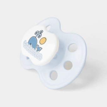 Blue Nautical Whale Pacifier | Zazzle