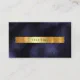 Blue Navy Nautical Gold Vip Ombre Glitter Business Card | Zazzle