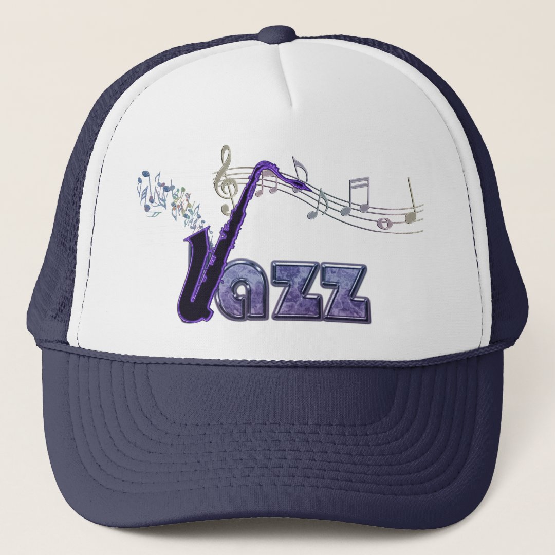 Blue Note Jazz Sax Music Hat | Zazzle