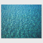 Blue Ocean Nautical Tropical Sea Wrapping Paper | Zazzle