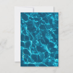 Blue Ocean Pool Party Birthday invitation | Zazzle