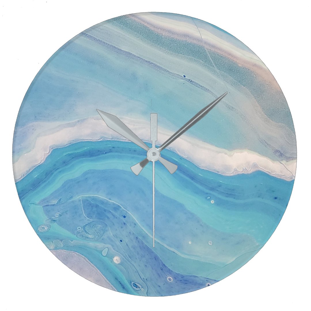 Blue Ocean Wall Clock | Zazzle