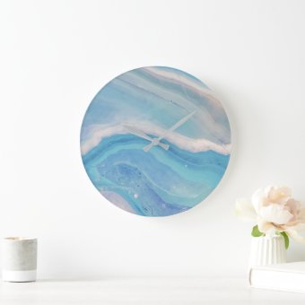 Blue Ocean Wall Clock | Zazzle