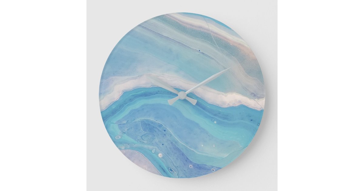 Blue Ocean Wall Clock | Zazzle