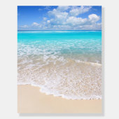 Blue Ocean Waves Beach Wedding Welcome Sign | Zazzle