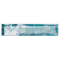 Blue Ocean Waves Desk Name Plate | Zazzle