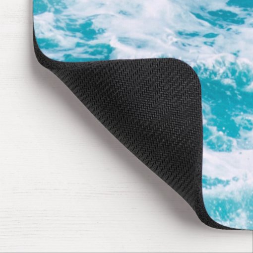 Blue Ocean Waves Mouse Pad | Zazzle