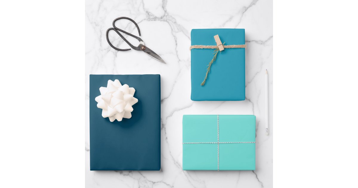 Blue Ocean Wrapping Paper Sheets | Zazzle