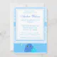 Blue Octopus Baby Shower Invitation | Zazzle