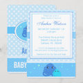 Blue Octopus Baby Shower Invitation | Zazzle