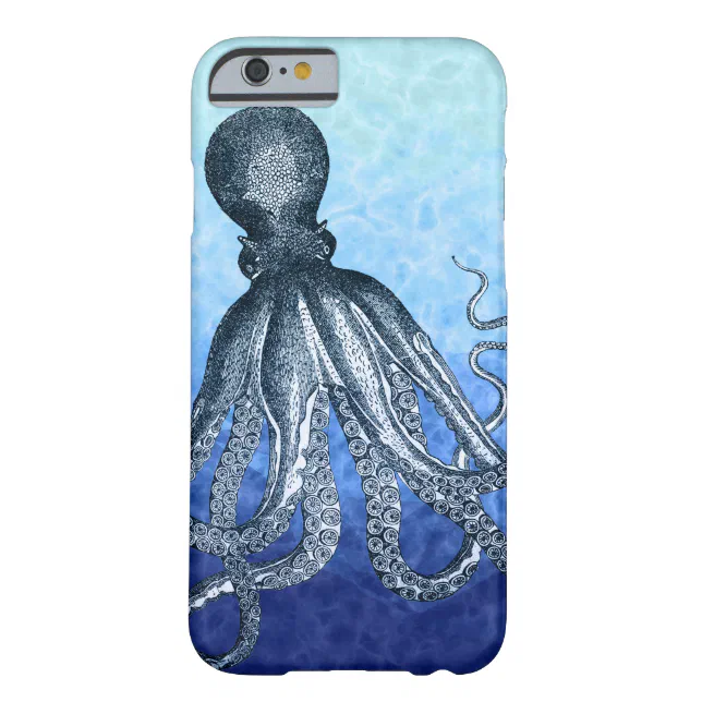 Blue Octopus Case-Mate iPhone Case | Zazzle