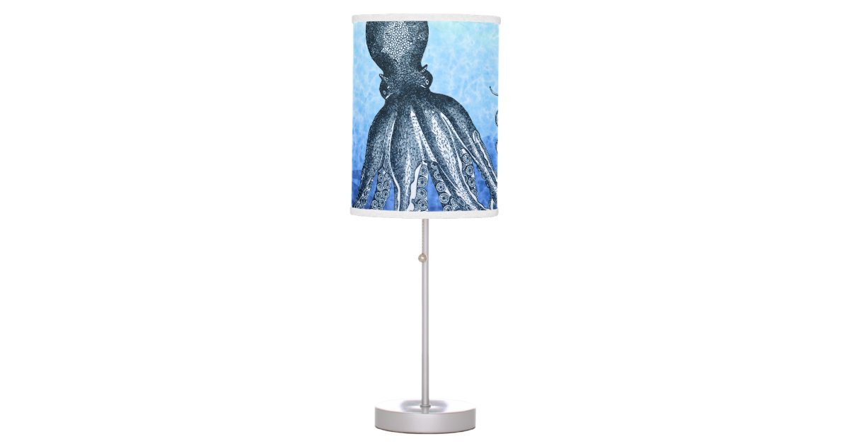 Blue Octopus Table Lamp | Zazzle