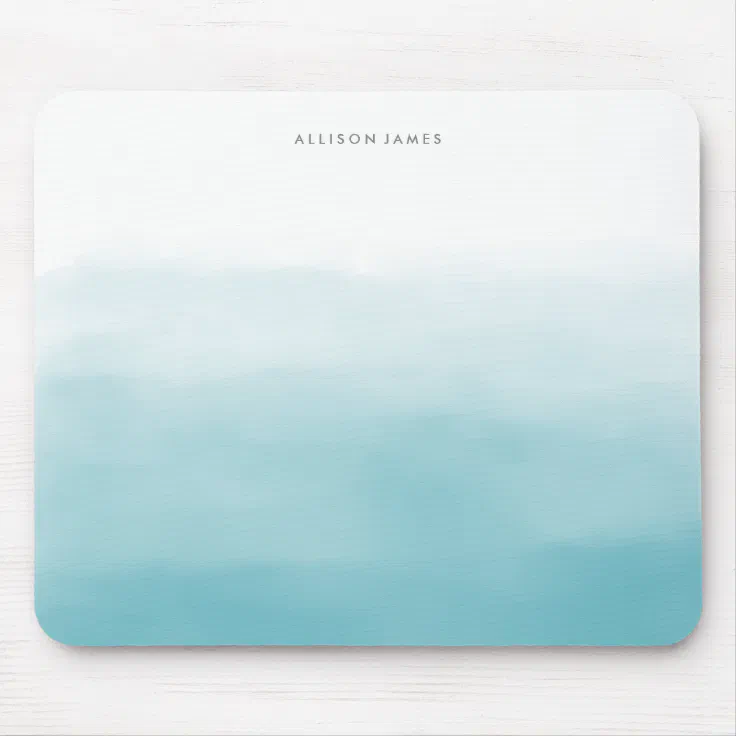 blue Ombre Mouse Pad | Zazzle