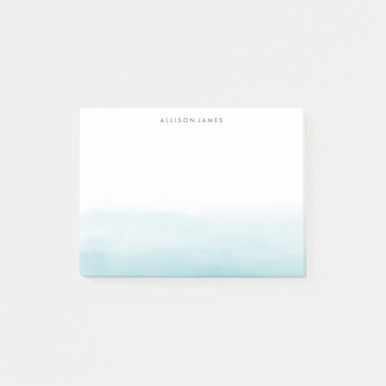 Blue Ombre Post-it Notes | Zazzle.com