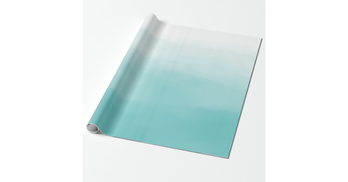 Blue Ombre Wrapping Paper | Zazzle