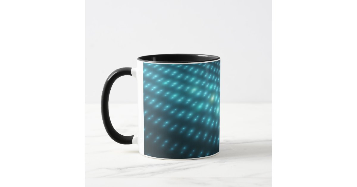 Blue Orbs 3D Mug | Zazzle