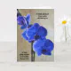 Blue Orchids Bible Verse Art Note Card | Zazzle