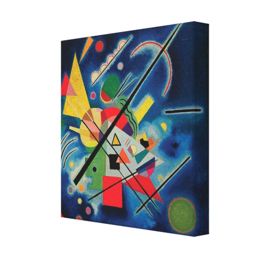 Blue Painting by Wassily Kandinsky Canvas Print | Zazzle