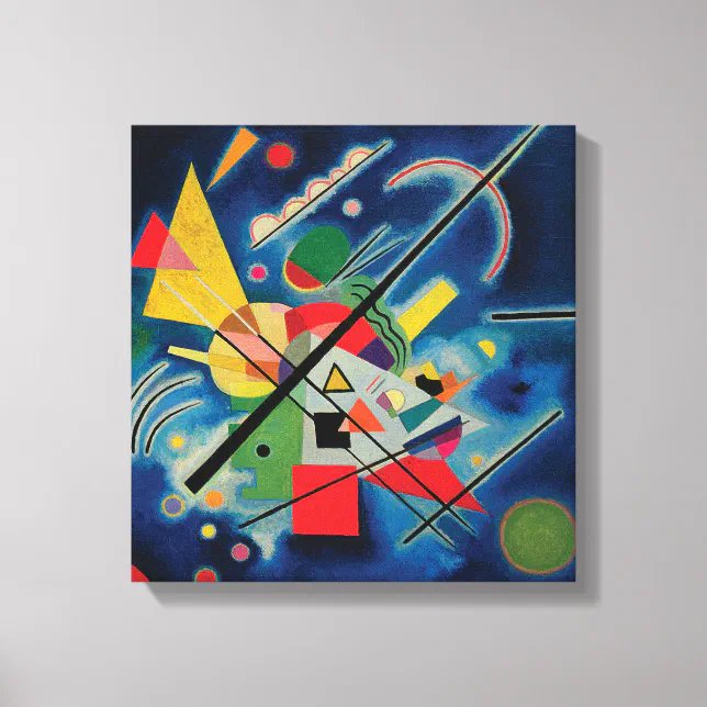 Blue Painting by Wassily Kandinsky Canvas Print | Zazzle