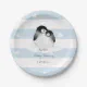 Blue Penguin Paper Plates | Zazzle