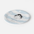 Blue Penguin Paper Plates | Zazzle
