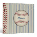 Blue Personalized Baseball Binder Gift | Zazzle