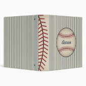 Blue Personalized Baseball Binder Gift | Zazzle