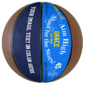 Blue Personalized Name Team Stars Basketball | Zazzle