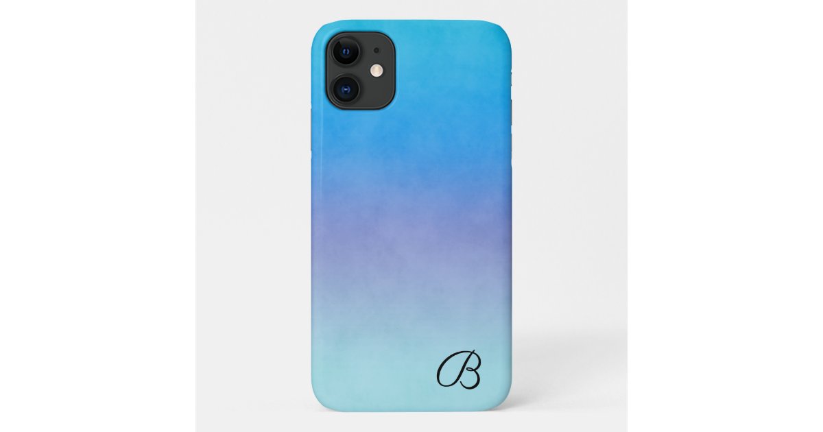 Blue Personalized Phone Case | Zazzle