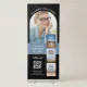 Blue Photo & Three Covers Author Promotional Retractable Banner | Zazzle