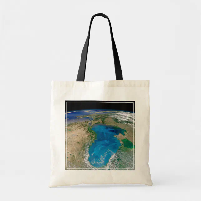 Blue Phytoplankton Bloom In The Black Sea Tote Bag | Zazzle