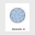 Blue Pickleball Ball Sticker | Zazzle