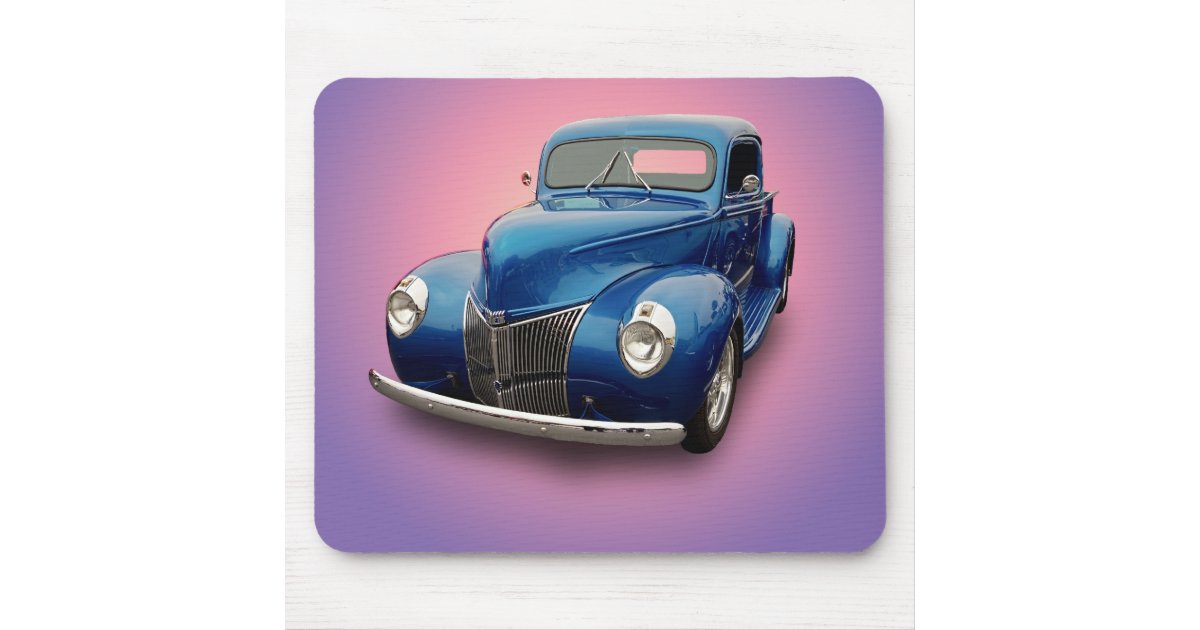 BLUE PICKUP TRUCK MOUSE PAD | Zazzle
