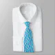 Blue Pixelated Pattern | Gamer Tie | Zazzle