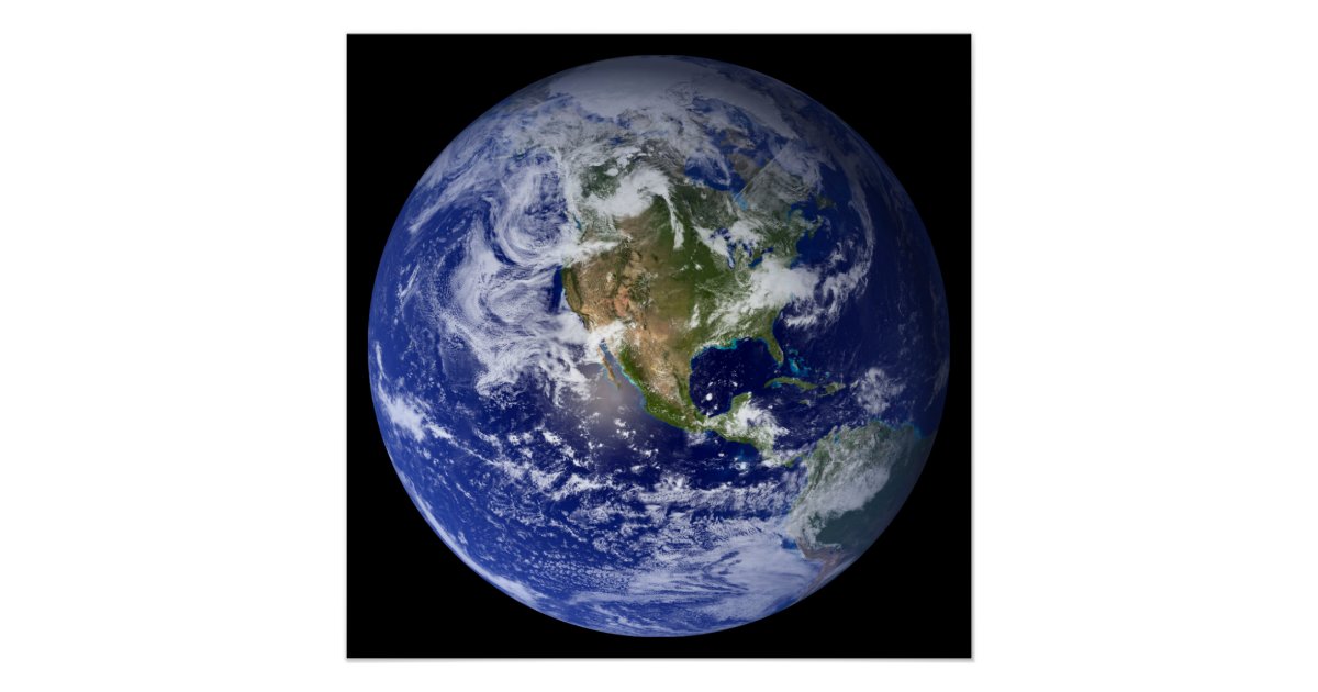 Blue Planet Earth Poster | Zazzle