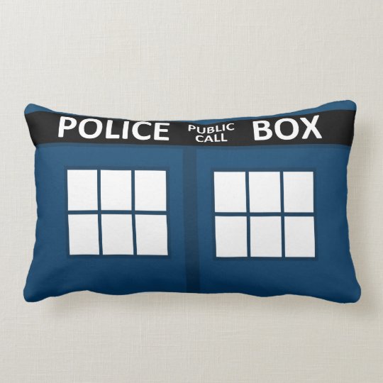 Blue Police Box Pillow | Zazzle.com