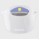Blue Police Hat With Checkered Band Face Shield | Zazzle