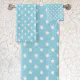 Blue Polka Dot Bath Towel Set | Zazzle