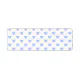 Blue Polka Dot Hearts Label | Zazzle