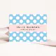 Blue Polka Dots, Polka Dot Pattern, Dots, Dotted Business Card | Zazzle