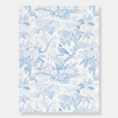 Blue porcelain chinoiserie wedding welcome sign | Zazzle