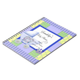 Blue Prince Baby Shower Spiral Notebook | Zazzle