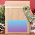Blue & Purple Ombre Rectangular Sticker | Zazzle