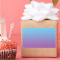 Blue & Purple Ombre Rectangular Sticker | Zazzle