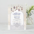 Blue Quarter Moon Iftar Dinner Ramadan Invitation | Zazzle
