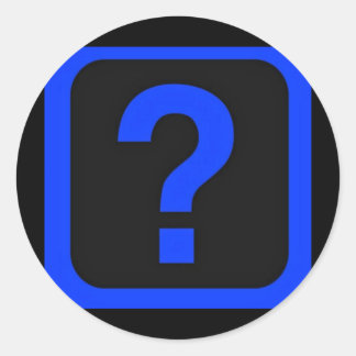Question Mark Stickers | Zazzle