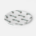 blue Race Car Birthday Paper Plates | Zazzle