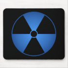 Warning Nuclear Radiation Mouse Pad | Zazzle.com